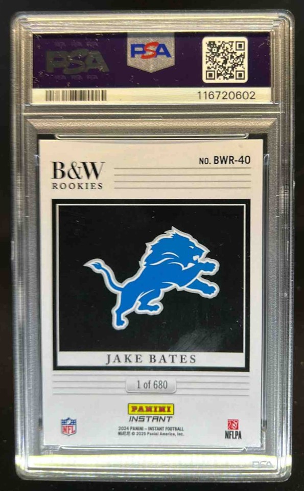 2024 Panini Instant Black & White Rookies Jake Bates RC Rookie #/680 ...