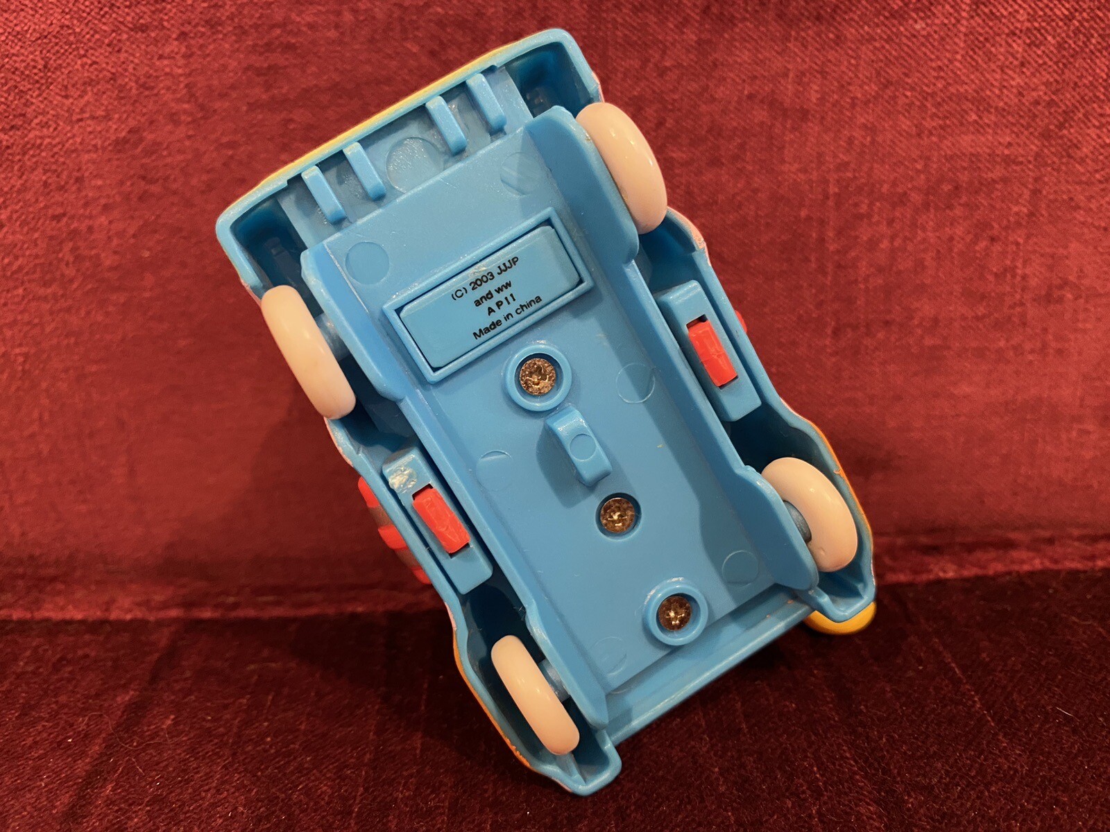 VINTAGE 2003 JAY JAY JET PLANE WOODEN TUFFY TOW TRUCK TOY FIGURE ...