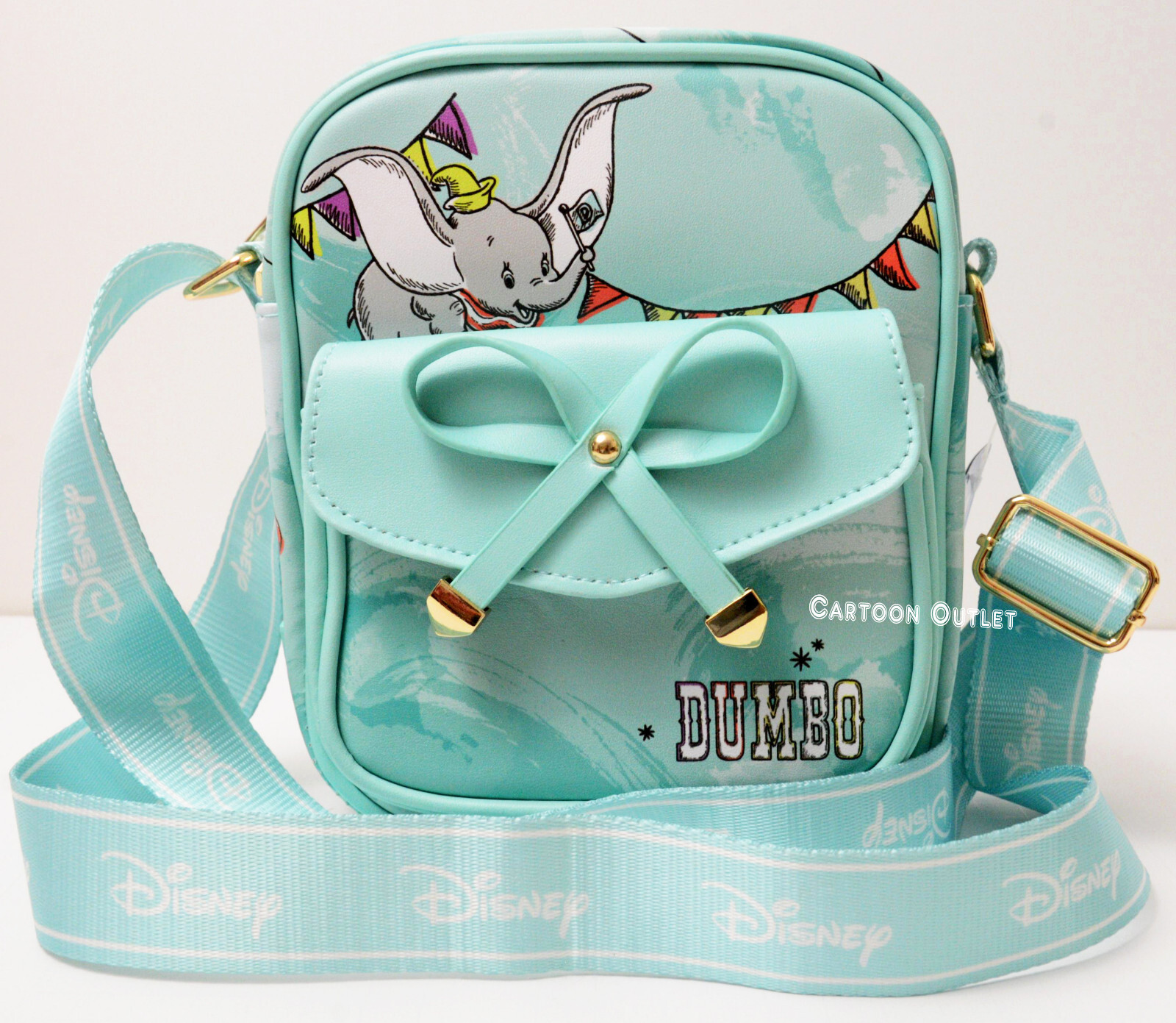 Disney Dumbo Purse Crossbody Ladies Small Travel Side Bag Vegan Leather ...