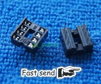 60pcs New 8 pin 8pin IC Sockets Adaptor Solder Type | eBay