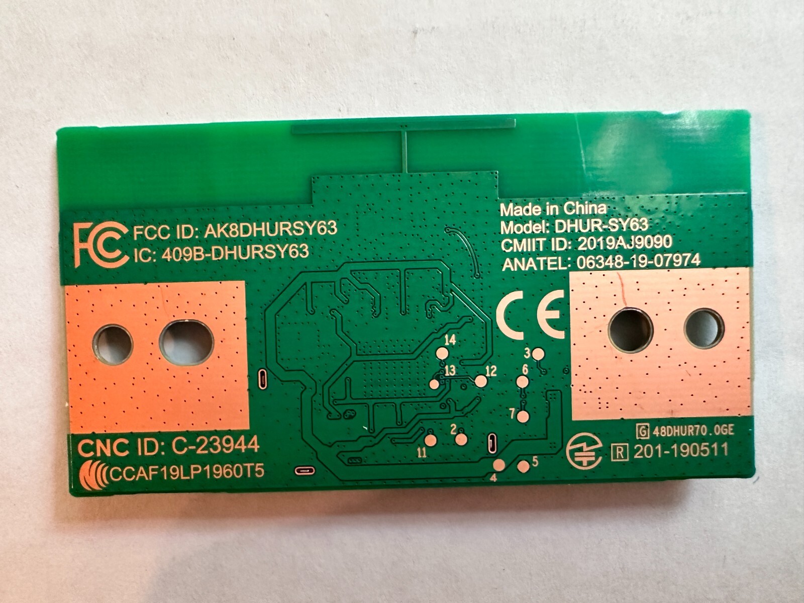 Sony Xbr-65x800h Xbr55x950h Xbr75x950h TV WiFi Module Dhur-sy63 for ...