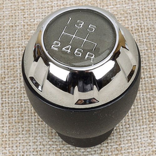 Silver&Black 6 Speed Manual Shift Knob Fit for Jeep Wrangler JK 3.6L ...