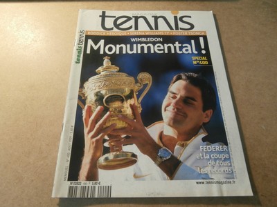 ROGER FEDERER, WIMBLEDON 2009, TENNIS MAGAZINE, COLLECTOR (JT29) | eBay