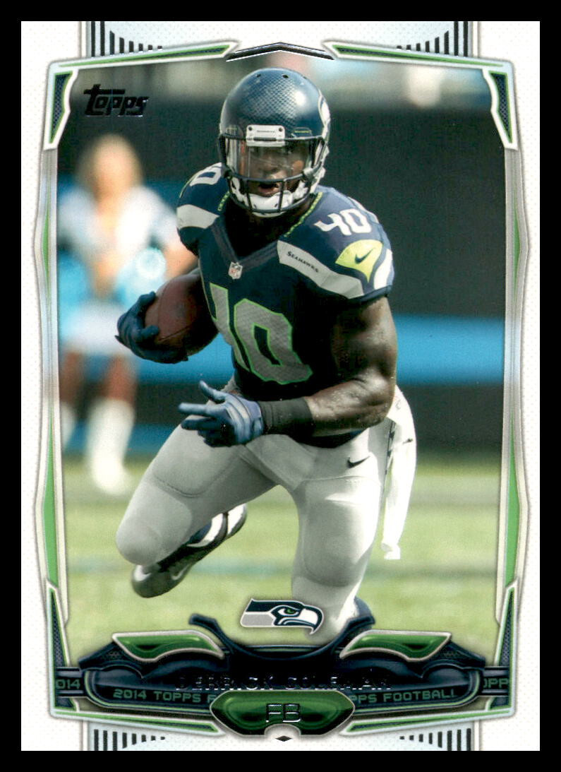 2014 Topps Football Base # 157 Derrick Coleman, Seattle Seahawks | eBay