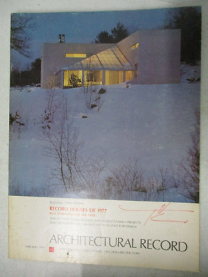ARCHITECTURAL RECORD MAGAZINE MID MAY 1977 RECORD HOUSES APARTMENTS OF ...