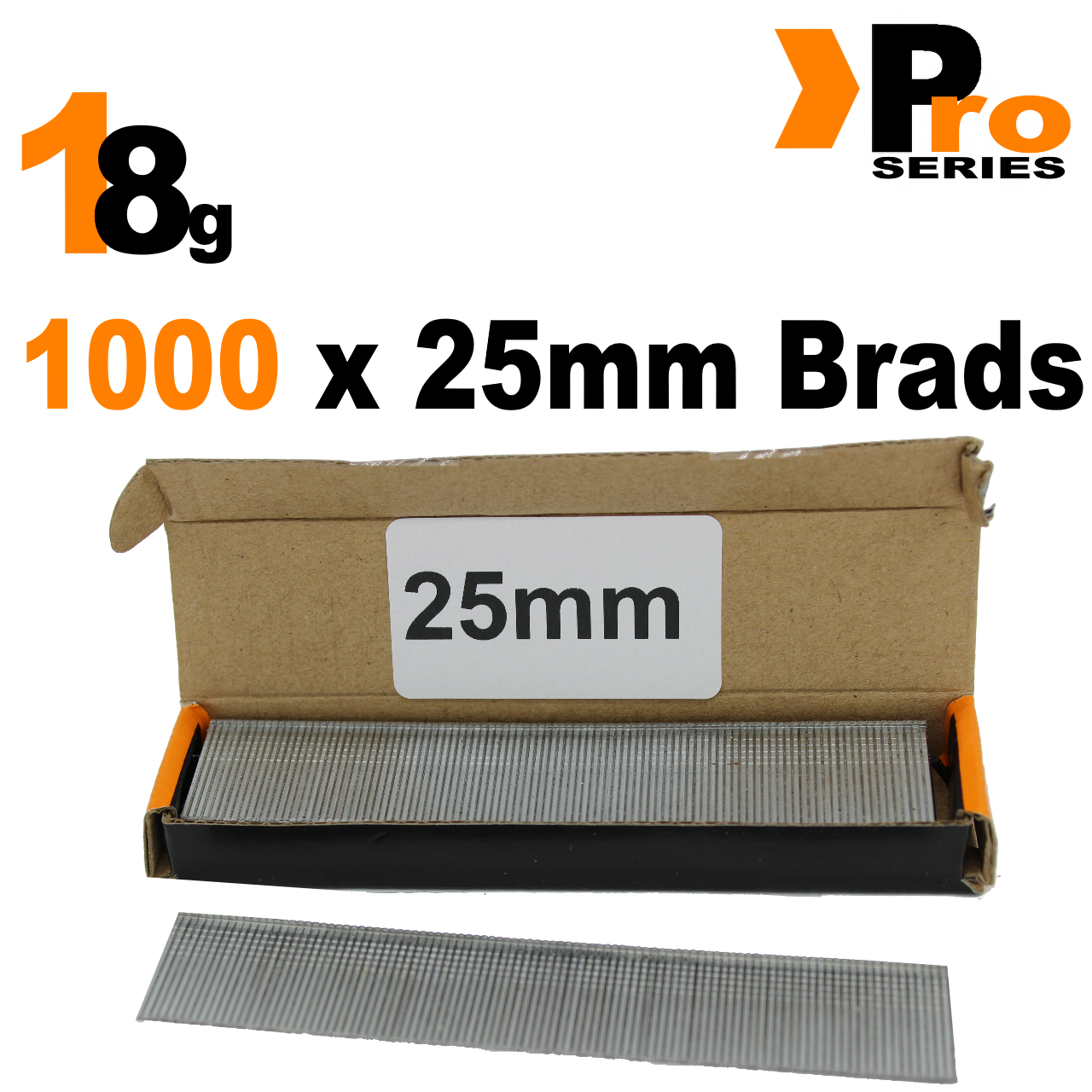 18 Gauge Brads: Sizes 25mm Brads ( 1000 Brad Handy Pack ) | eBay UK