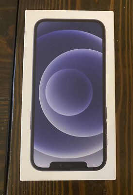OEM iPhone 12 BOX ONLY White Purple | eBay