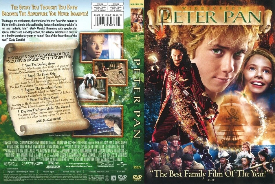 Peter Pan Dvd Cover