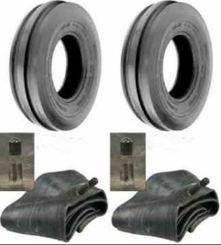 TWO 350X6 350-6 3.50X6 3.50-6 FRONT 3 RIB Cub Cadet Easy Steer Tires ...