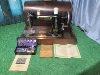 Vintage New Home Model K Lightning Sewing Machine RARE | eBay