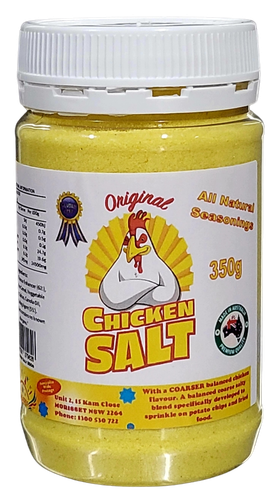 ORIGINAL CHICKEN SALT, ALL NATURAL SEASONINGS 350G JAR, GLUTEN FREE ...