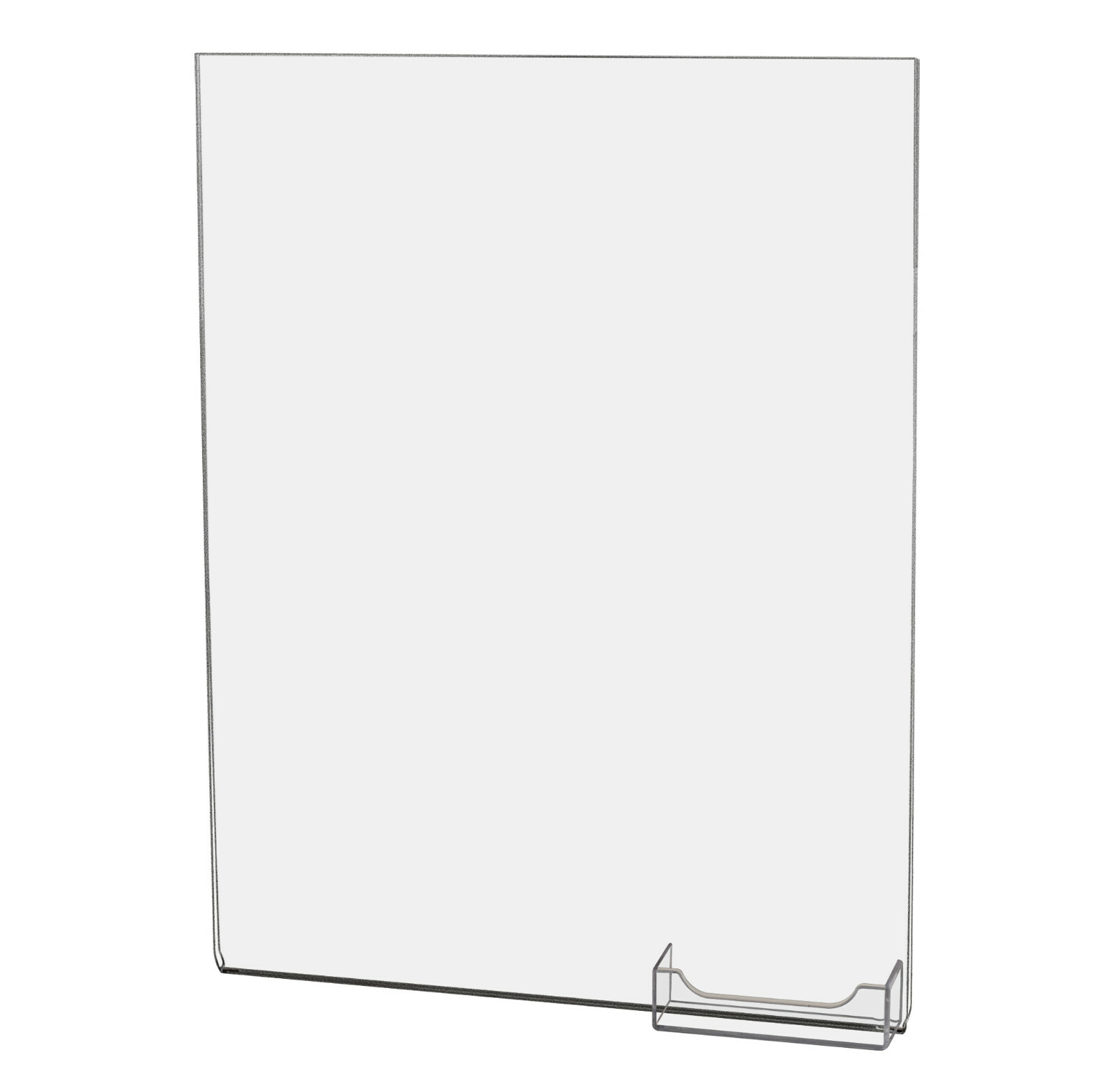 8.5''W x 11''H Sign Holder Verticle Wall Mount with Business Card ...