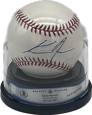 Keanu Reeves Signed Beckett Encapsulated Baseball John Wick The Matrix ...