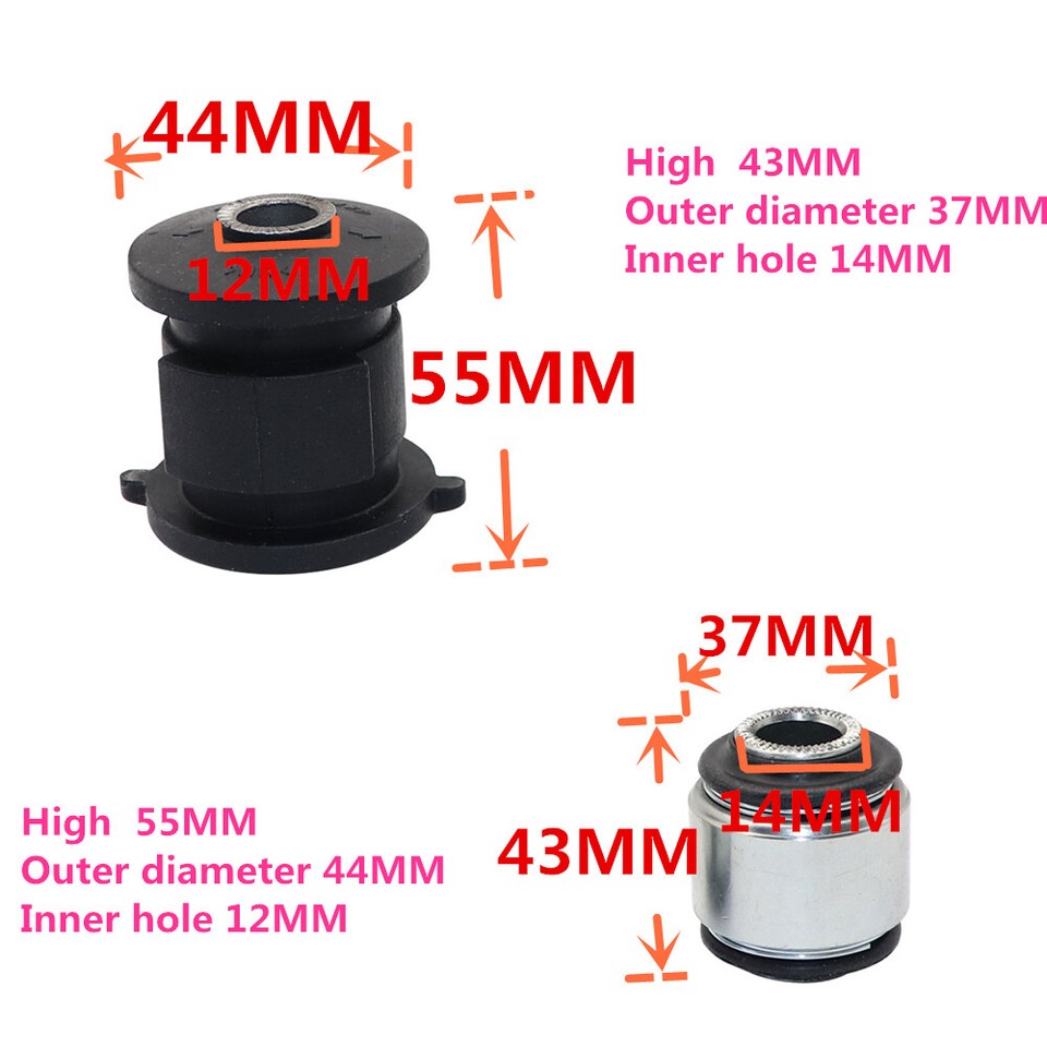 L+R 2 Set Rear Arm Assembly Knuckle Bushing For TOYOTA HIGHLANDER CAMRY ...