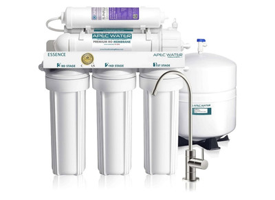 APEC WATER 6 Stage 75 GPD Alkaline Reverse Osmosis Water Filter System ...