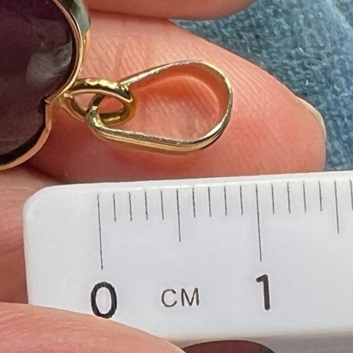 14k Gold Natural Purple Ruby Heart Pendant. 1" | eBay