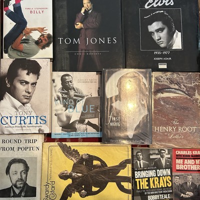 Autobiography Books, Bundle Of 11 Various Famous Actors/Musicians, Job ...