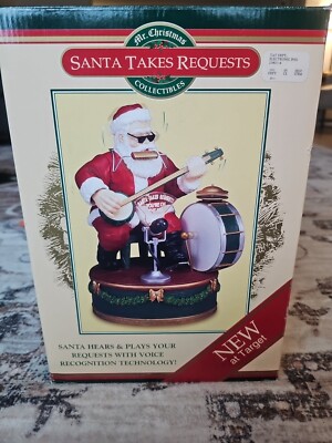 Mr Christmas Santa One Man Band 14 Songs Takes Requests Talks Sings | eBay