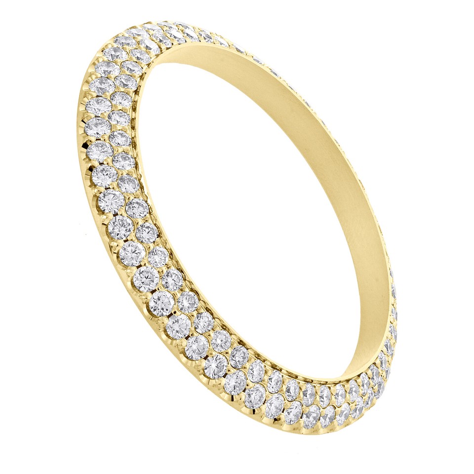 Custom Diamond Watch Bezel Fits Rolex DateJust 41 / Day-Date 40 ...