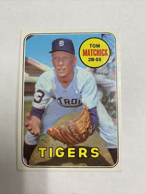 1969 Topps Baseball Tom Matchick Detroit Tigers Card #344 | eBay