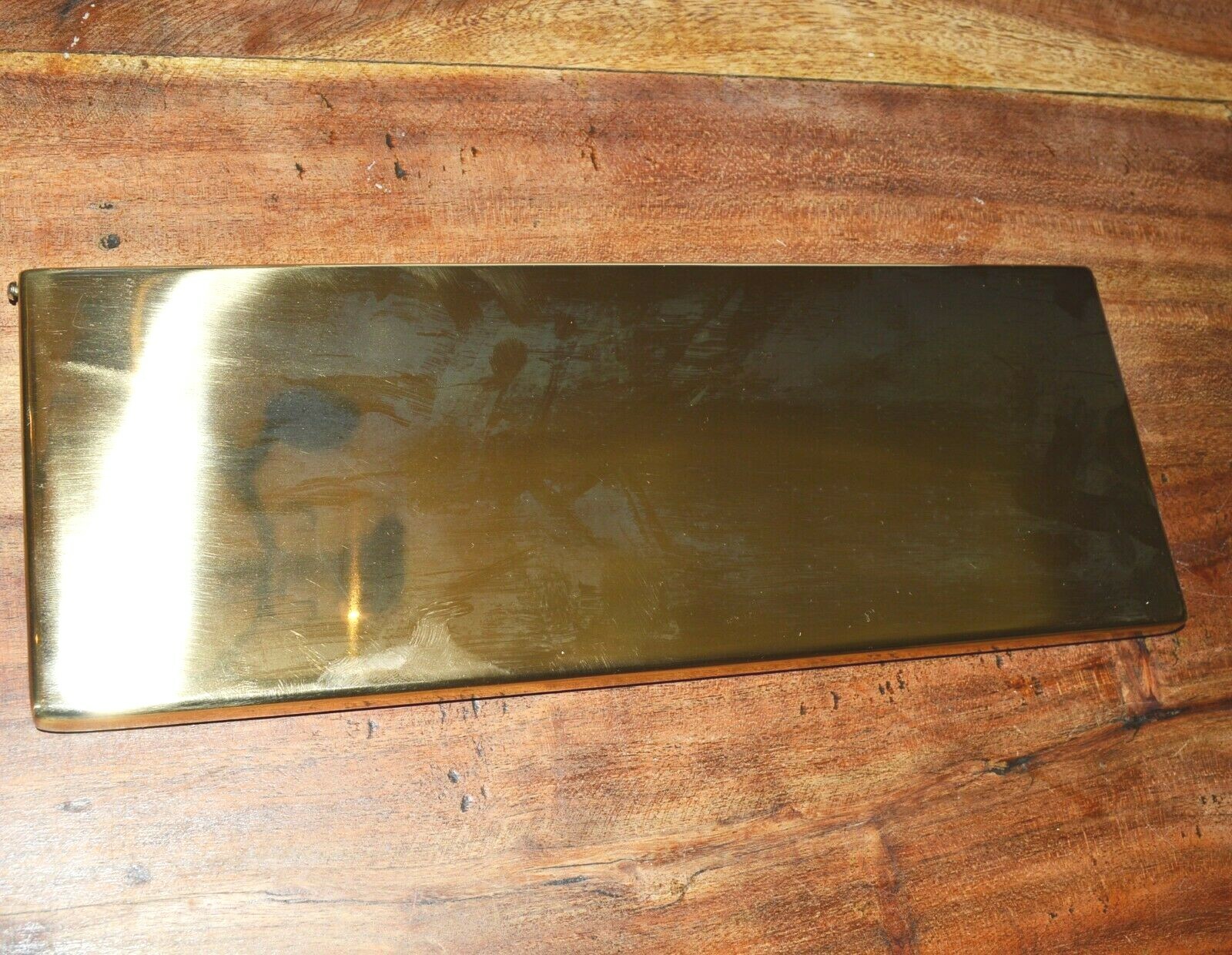 Polished Brass Inner Door Letter Flap Tidy & Draft Excluder PB2012A ...