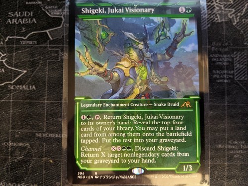 MTG Magic: The Gathering Shigeki, Jukai Visionary Showcase NEO Neon ...