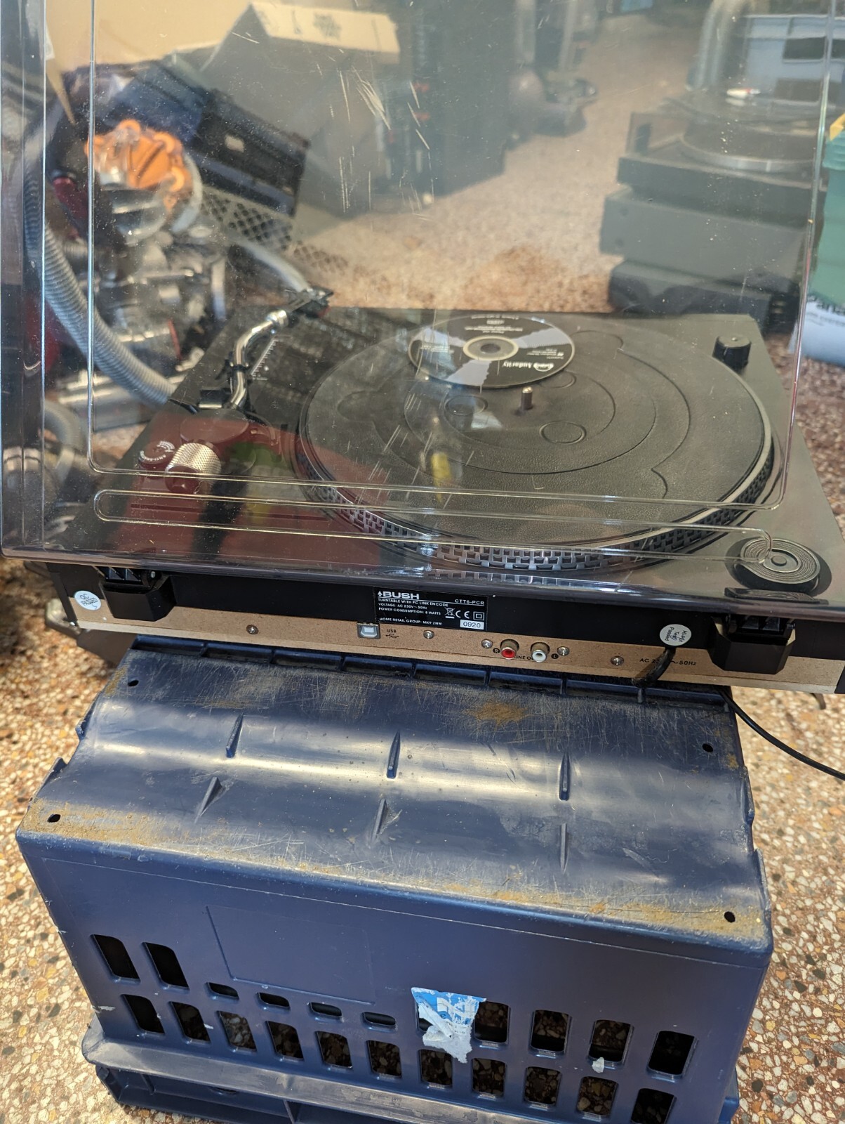 BUSH CTT6-PCR PROFESSIONAL BELT DRIVE TURNTABLE WITH USB FOR COMPUTER ...