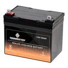 Chrome Battery 12V 35Ah U1 Lawn Mower Battery for Exmark Zero-Turn ...