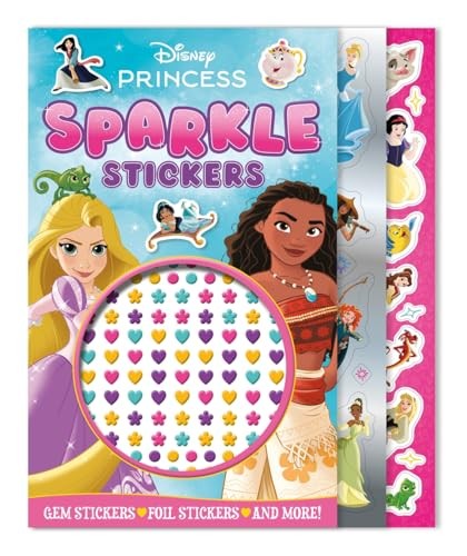 Disney Princess: Sparkle Stickers by Walt Disney NEW BOOK | eBay UK