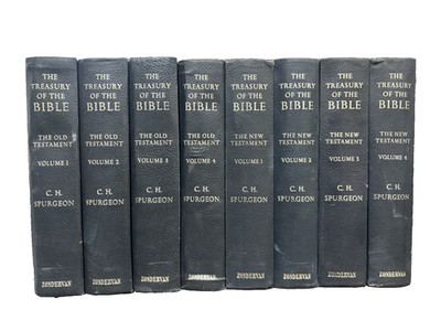 The Treasury of the Bible 8 Volumes C. H. Spurgeon Old & New Testament ...