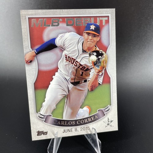 2016 Topps MLB Debut Carlos Correa Silver Baseball Card #MLBD2-21 ...