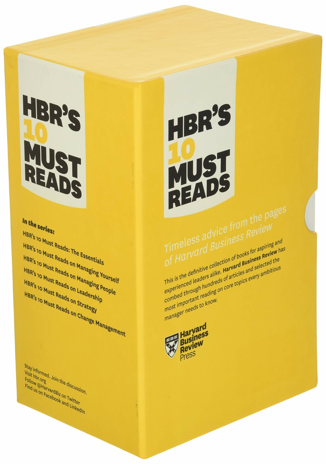 HBR's 10 Must Reads Boxed Set (6 Books) By Harvard Business Review NEW ...