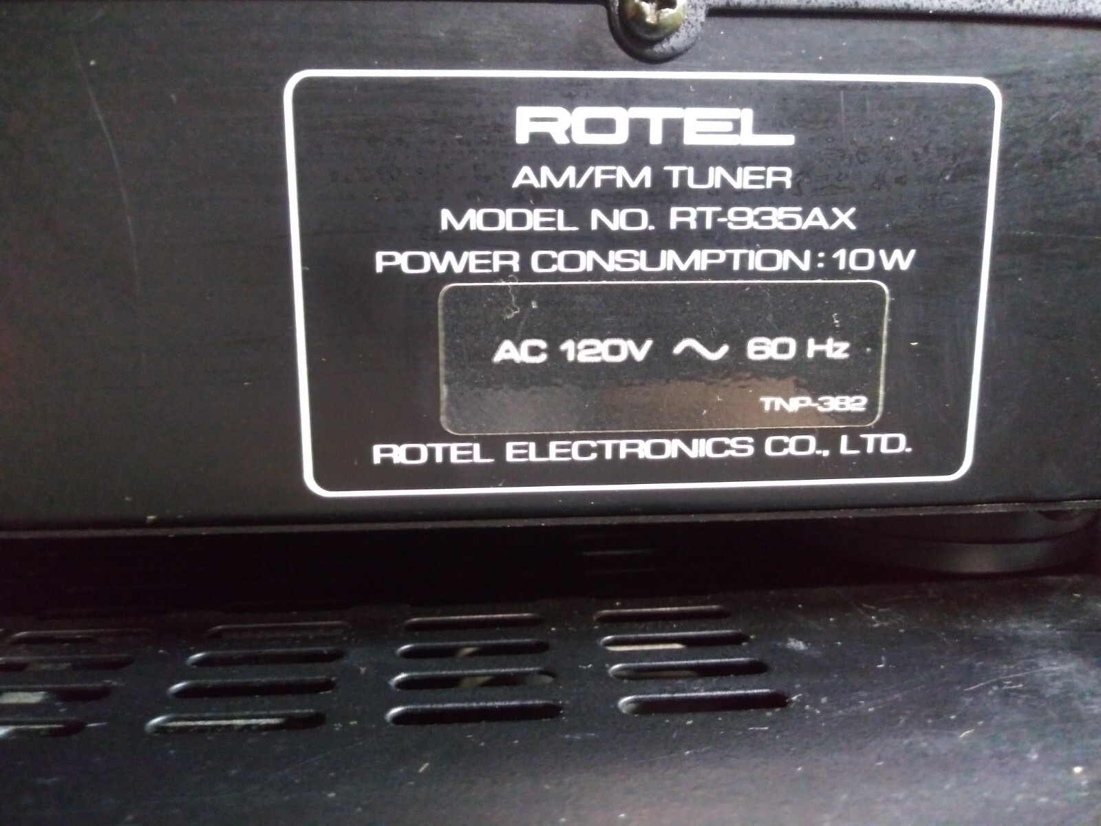 Tested & Working ROTEL Integrated Amplifier (RT-840BX4) & Tuner (RT ...