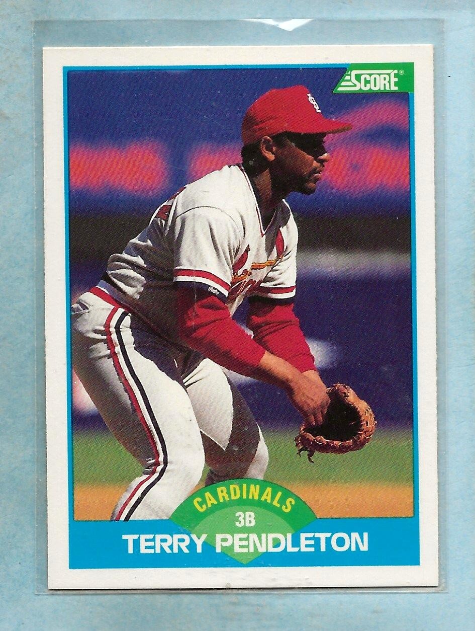 TERRY PENDLETON - 1989 Score - #137 - Cardinals - Comb. Shipping | eBay