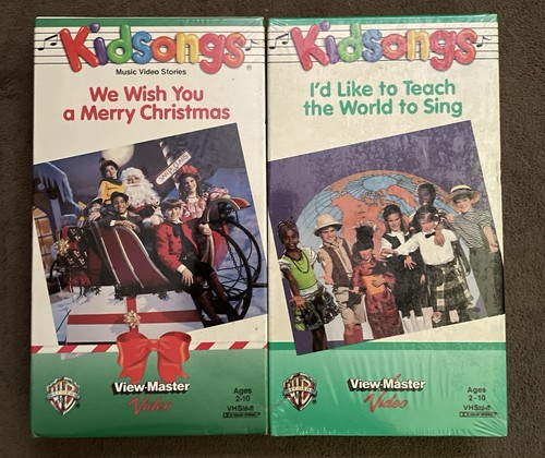 Kidsongs 2 VHS *SEALED NEW* - We Wish You A Merry Christmas, World To ...