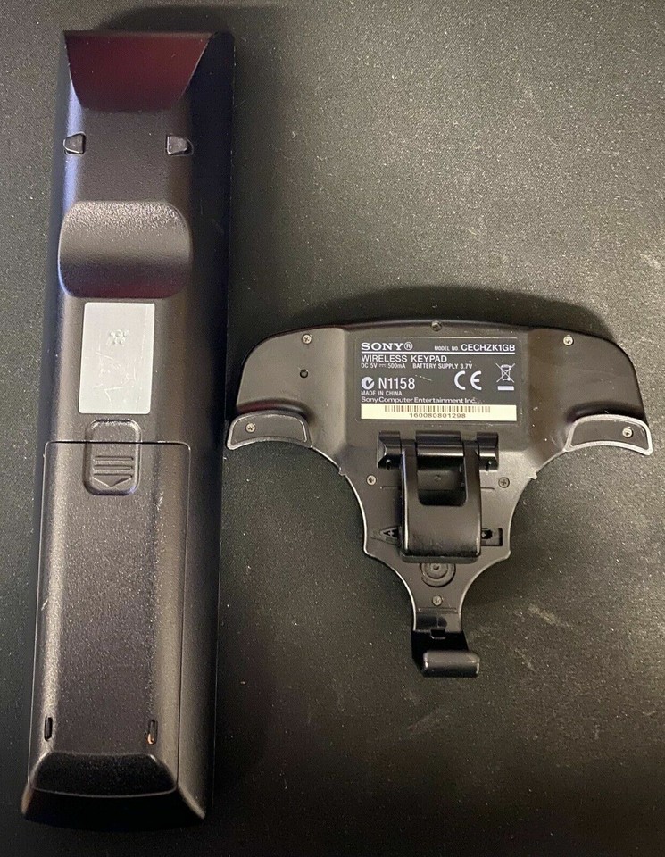 Sony Playstation 3 PS3 Blu Ray Remote CECHZR1E & Wireless Keypad ...