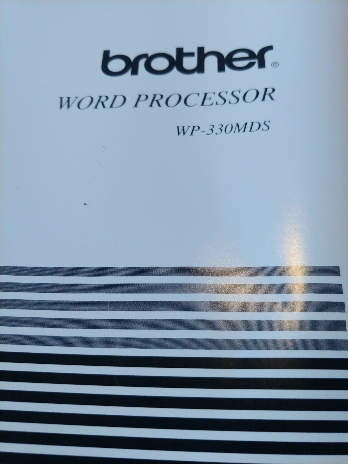 Brother Word Processor WP-330MDS Owner's Manual 1995 | eBay