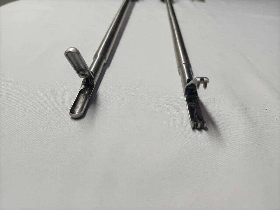 2pc Laparoscopic Gallbladder Extractor & Spoon Forceps 10mm Surgical ...