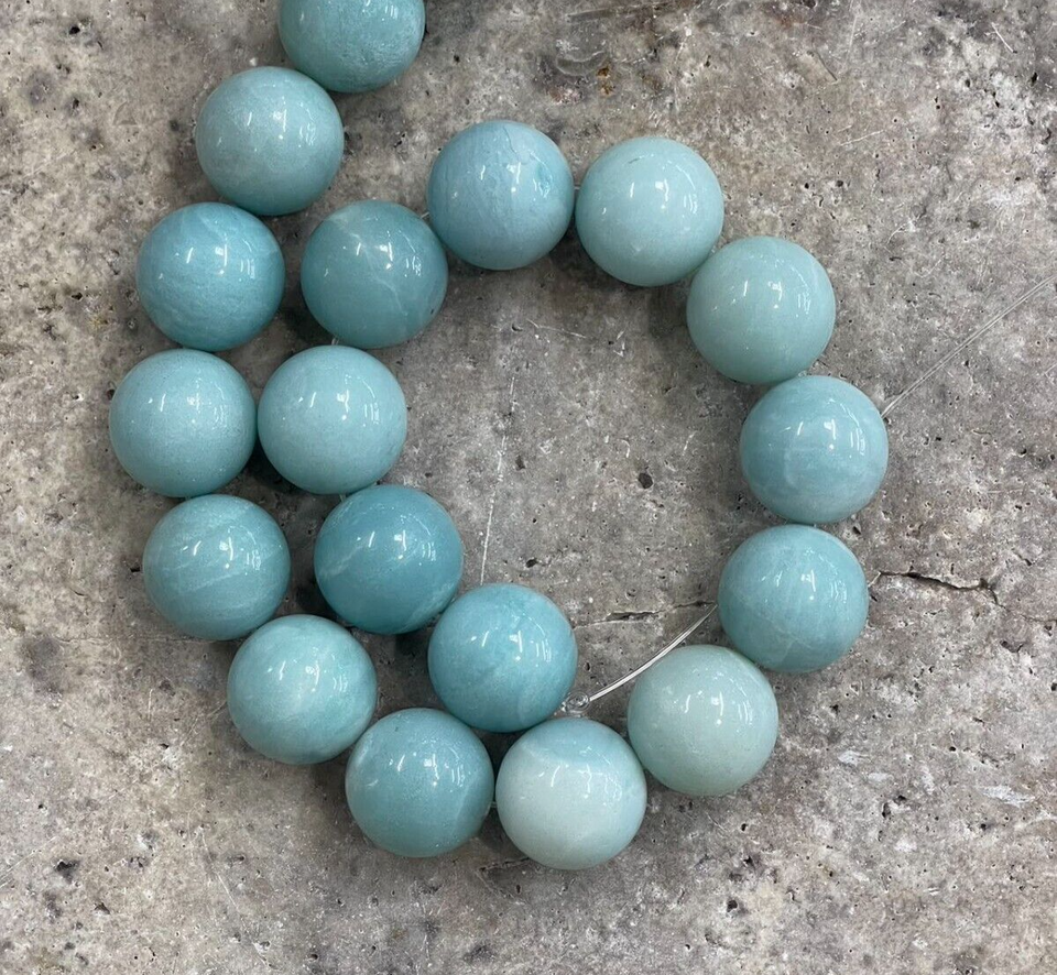 Amazonite Round AA Grade 20-20.5mm | eBay