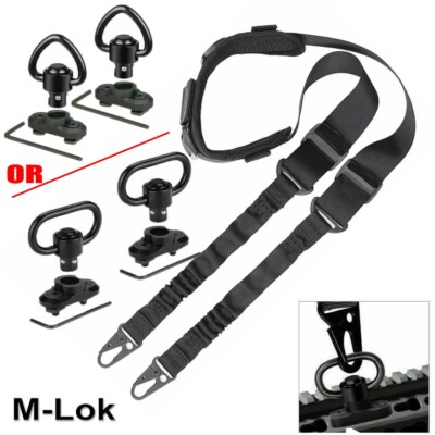 Two 2 Point Quick Detach Release Rifle Sling Adjustable with Padded ...
