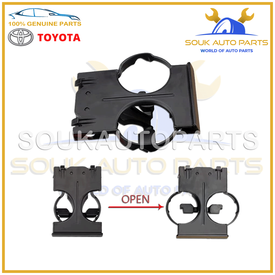 55620-35050 GENUINE Toyota DUAL PULL OUT CUP HOLDER DASH MOUNTED ...