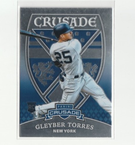 2018 Panini Baseball Crusade #1 Gleyber Torres Rookie Card RC New York ...