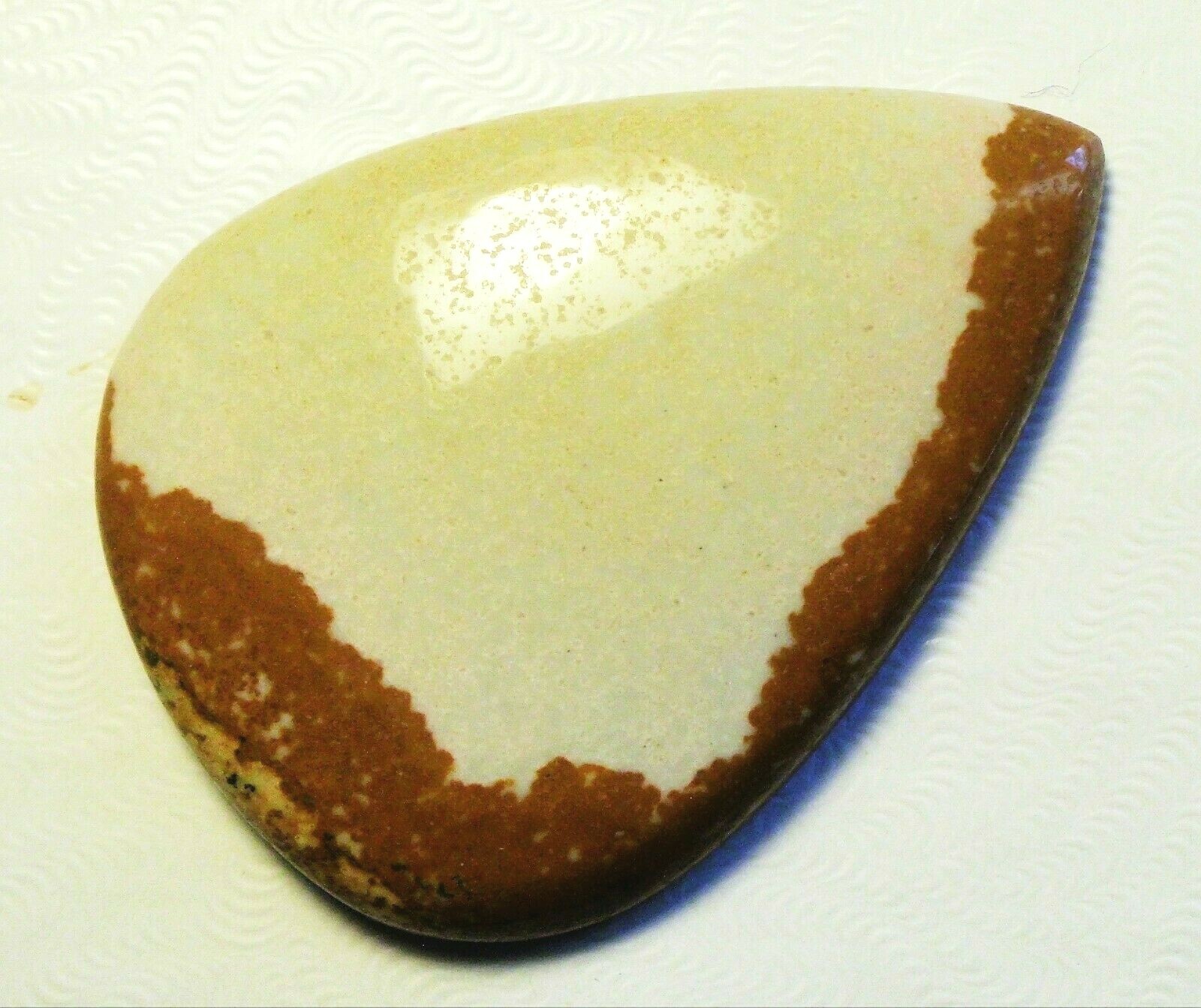37 cts NICE AFRICAN QUEEN PICTURE JASPER CABOCHON 38 x 28 x 5 mm AFRICA ...