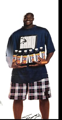 Shaquille O’Neal Pepsi Big Slam Life Size Cardboard Stand Up | eBay
