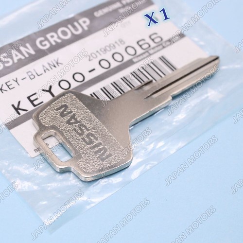 GENUINE Nissan Blank Metal Master Spare Key KEY00-00066 SAME DAY FREE ...