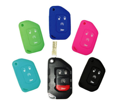 Keyless Entry Remote Rubber Fob Cover JEEP Wrangler 2025 2024 2023 2020 ...
