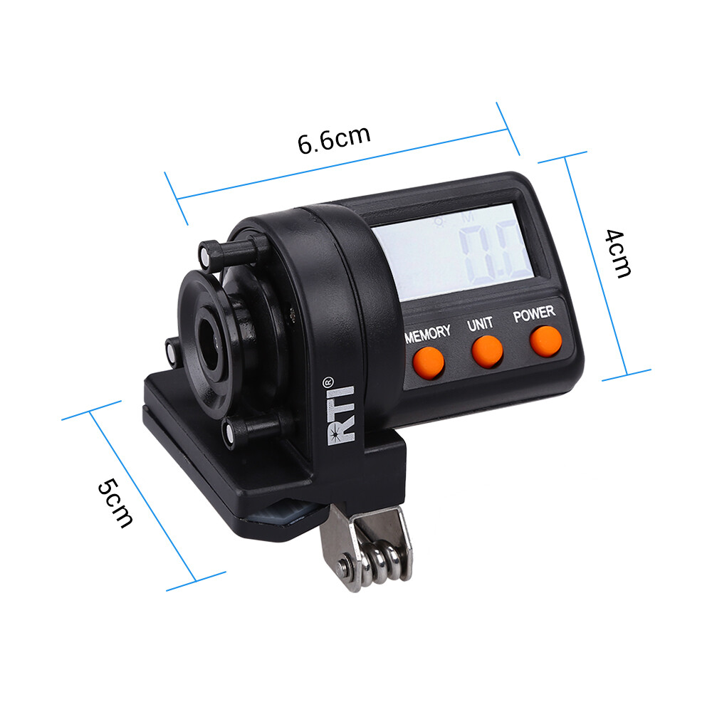 Fishing Line Counter 999.9m Digital Display Adjust With Battery Depth ...