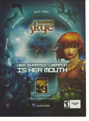 Darkened Skye Print Ad/Poster Art Nintendo Gamecube | eBay