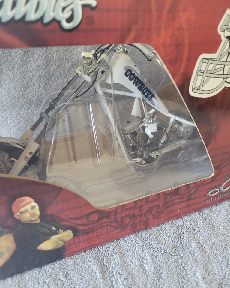 ERTL OCC NFL COWBOYS CHOPPER TOY MOTORCYCLE 1:10 FROM A LOCAL ESTATE | eBay