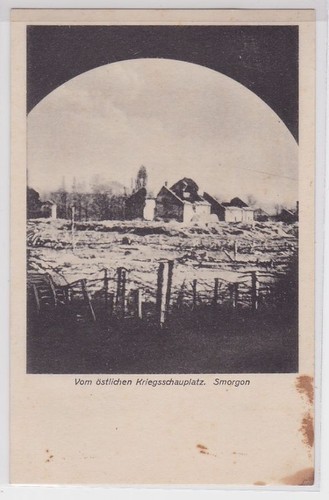 94445 Ak Smorgon Smarhon vom östlichen Kriegsschauplatz um 1915 | eBay.de